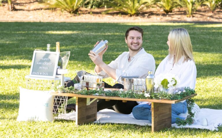 Luxury Outdoor Private Picnic Setup - Graze & Gaze Sydney